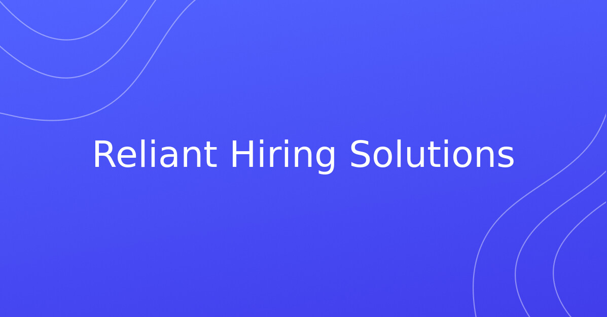 Employer Sign Up - Reliant Hiring Solutions